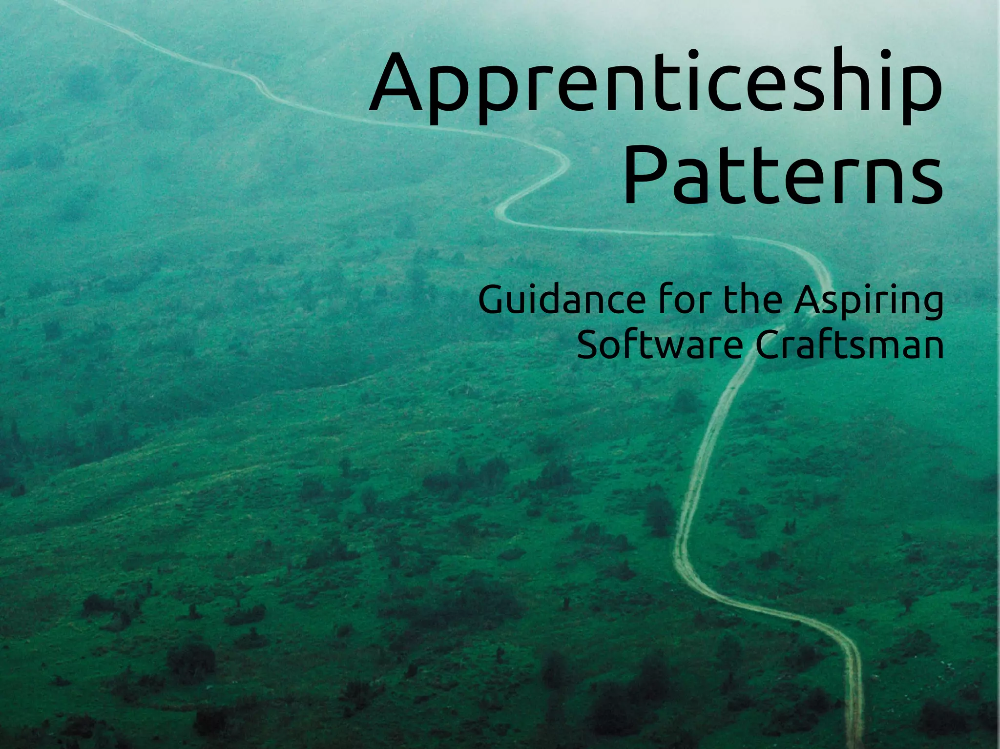 Apprenticeship Patterns | PDF