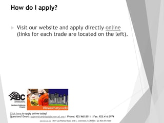 ABC NorCal Apprenticeship Program FAQ | PPTX