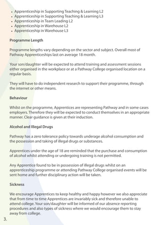 Apprenticeship Programme Guide for Parents | PDF