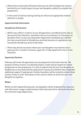 Apprenticeship Programme Guide for Parents | PDF