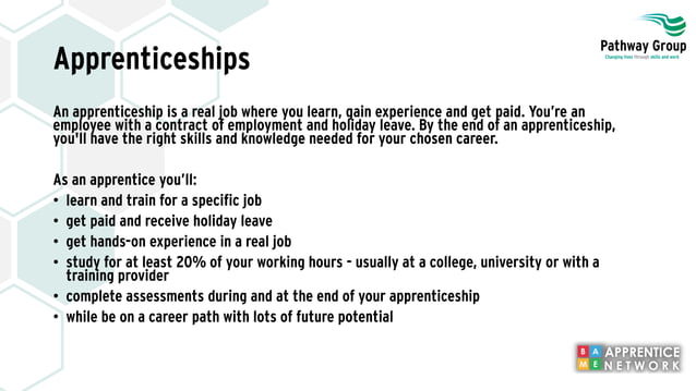 Apprenticeships - Handouts | PDF