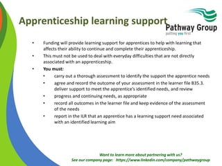 Apprenticeships common funding rules | PPTX