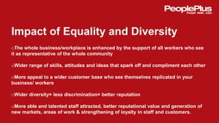 Apprenticeships in Prison (Equality & Diversity) | PPTX
