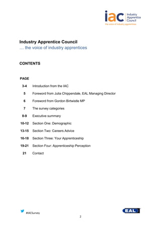 Apprenticeship survey report - reporting on the views of UK Apprentices ...