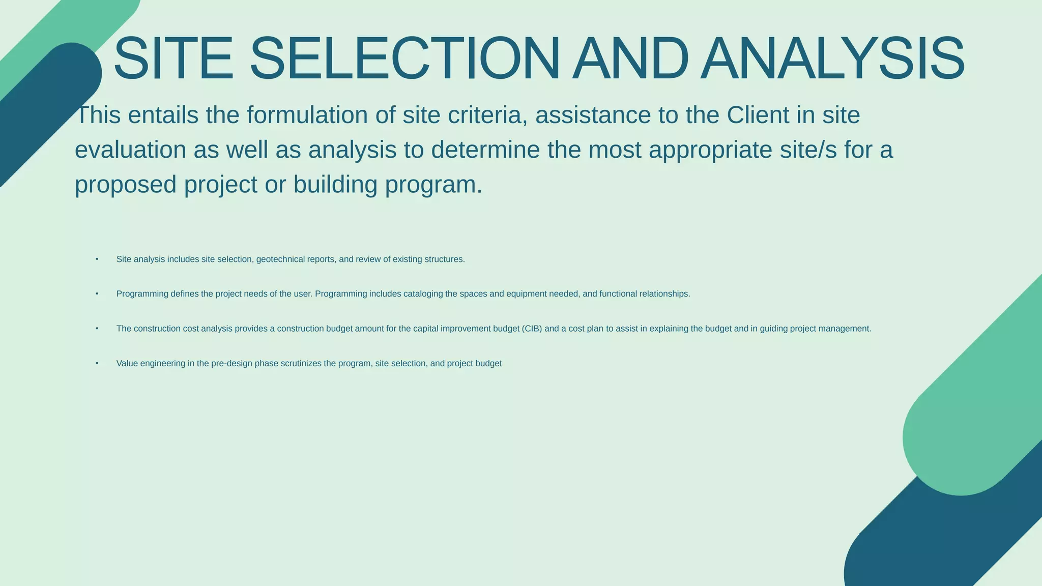 pre-design phase | PPTX