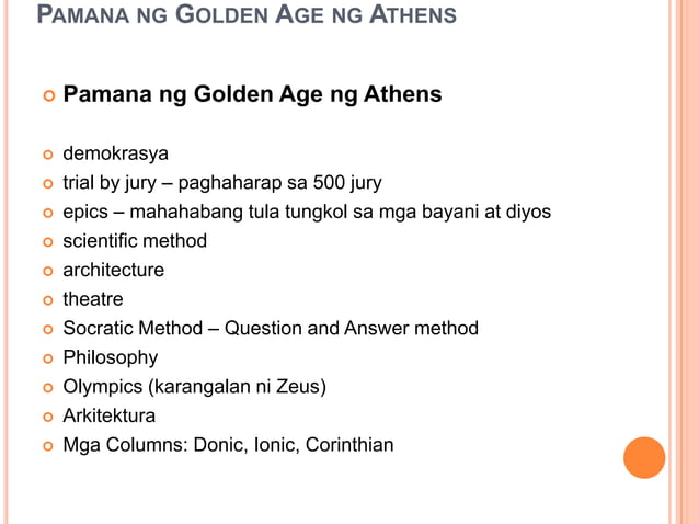 KABIHASNAN NG GRESYA | PPTX