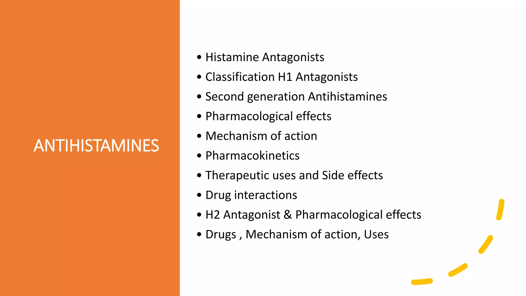 Histamines and Antihistamines | PPTX