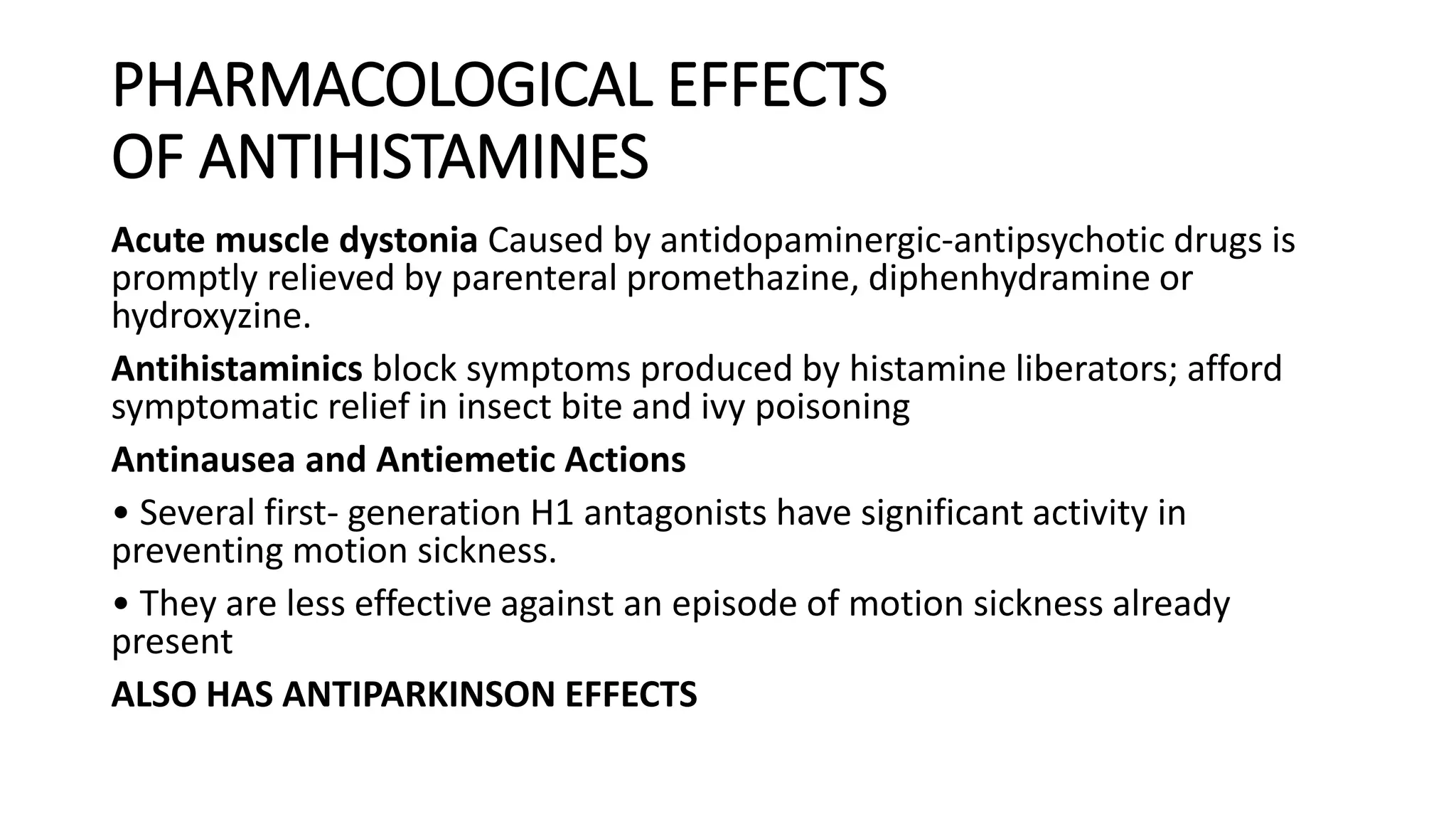 Histamines and Antihistamines | PPTX