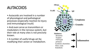 Histamines and Antihistamines | PPTX