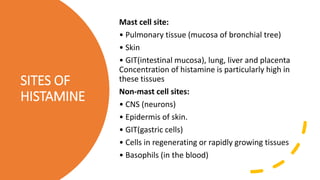 Histamines and Antihistamines | PPTX