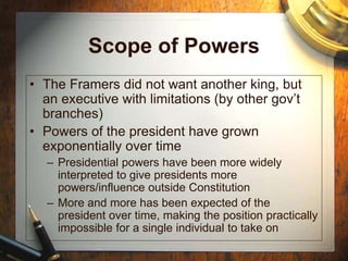 AP The Presidency | PPT