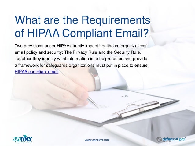HIPAA Email Compliance & Privacy