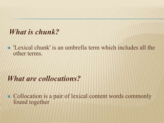 Lexical Approach | PPTX