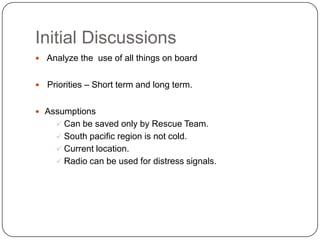 Decision making survival exercise | PPT