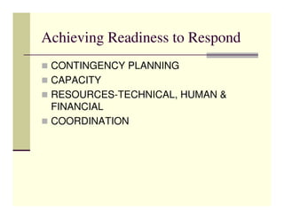Approach To Contingency Plans | PDF