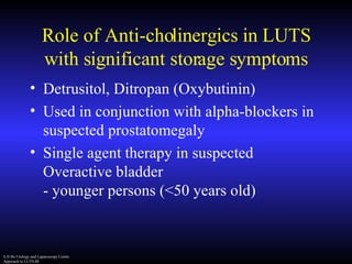 Family Physician's Approach to Lower Urinary Tract Symptoms | PPT