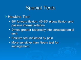 Approach To Overuse Related Shoulder Injuries | PPT