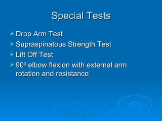 Approach To Overuse Related Shoulder Injuries | PPT