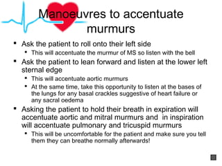 Approach to the cardiovascular examination | PPT