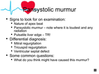 Approach to the cardiovascular examination | PPT