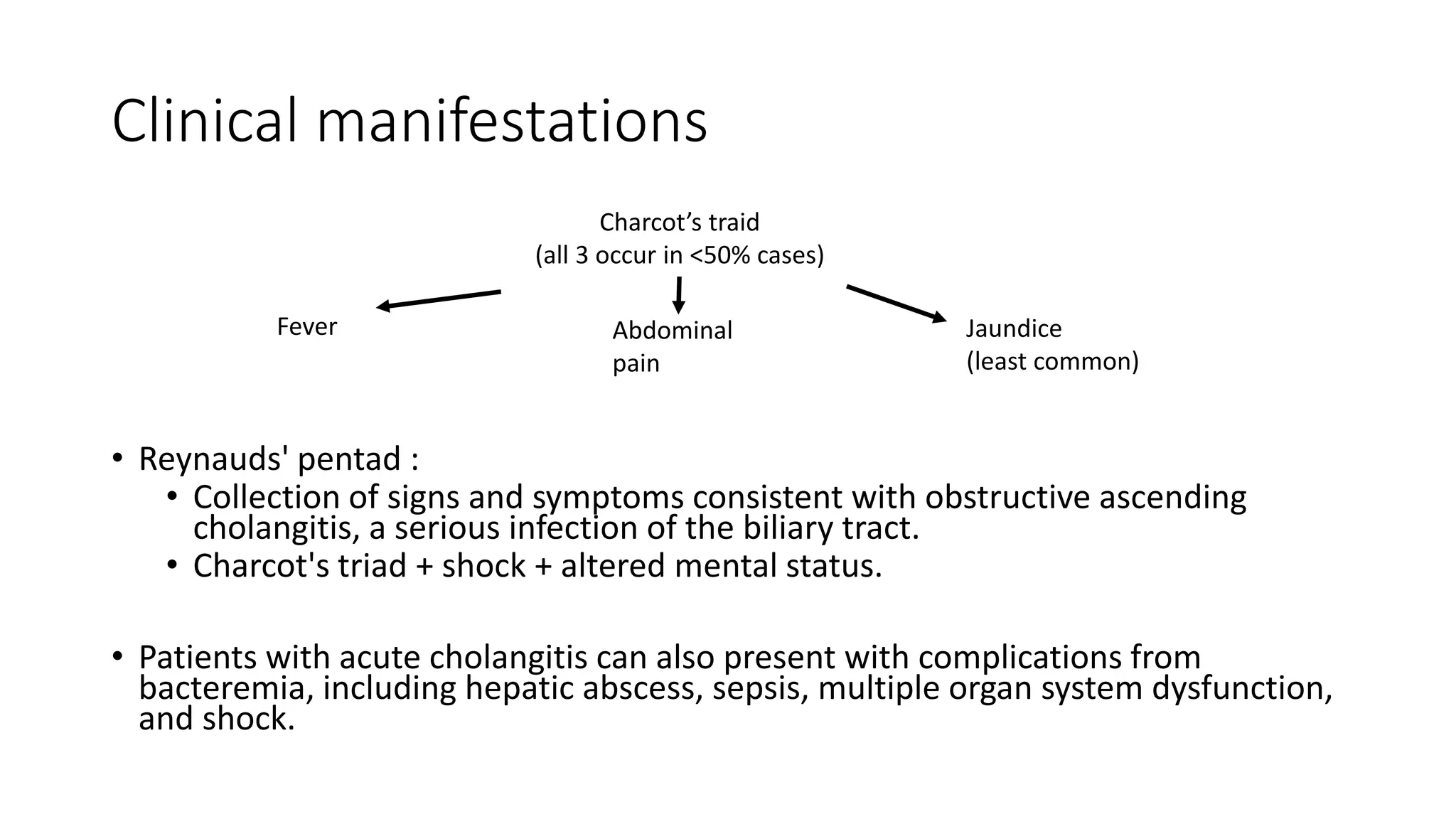 Approach and Management of Cholangitis.pptx