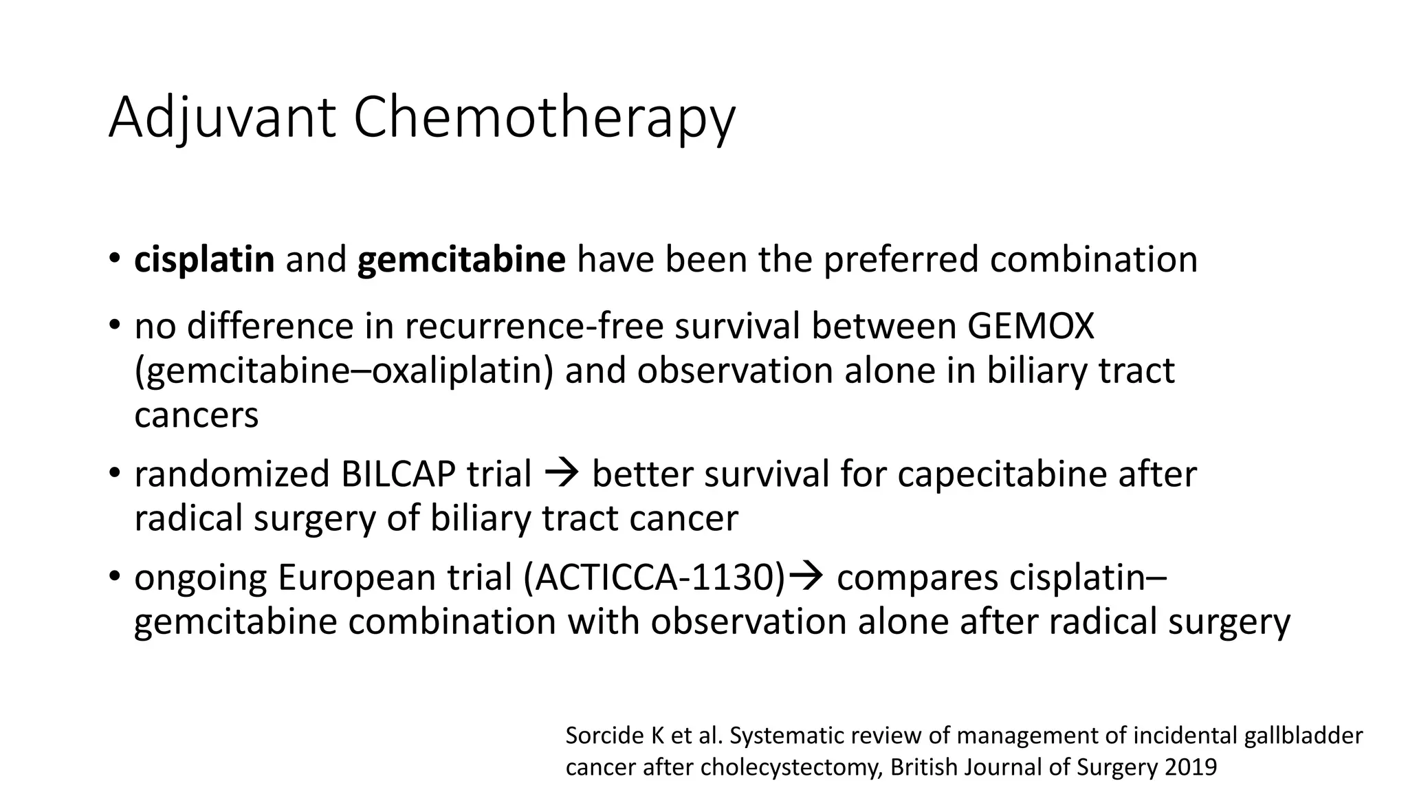 Approach and management of incidental carcinoma gallbladder | PPTX