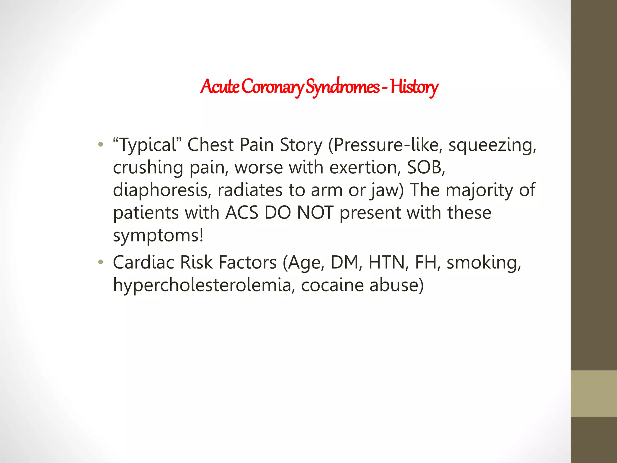 ‫approach Chest Pain- | PPTX