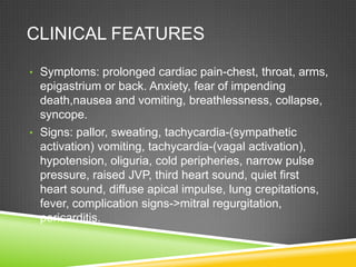 Approach chest pain & acs | PPTX
