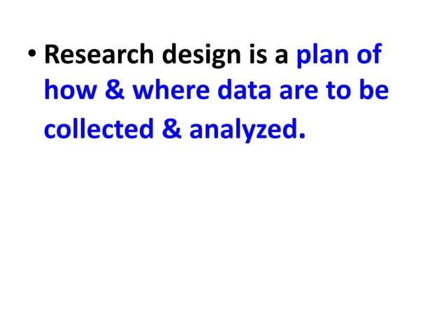 RESEARCH APPROACH & DESIGN | PPTX