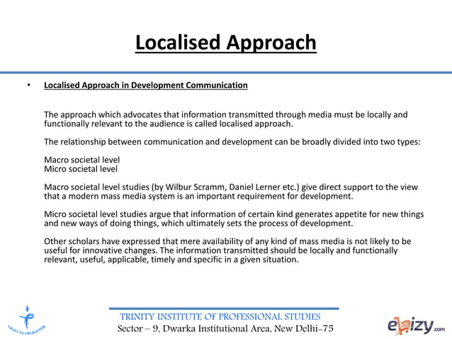 Approaches Development Communication