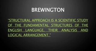 Approaches in English Language Teaching | PPTX