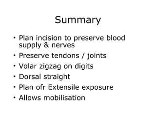 Hand incision Approaches ortho plastic.ppt