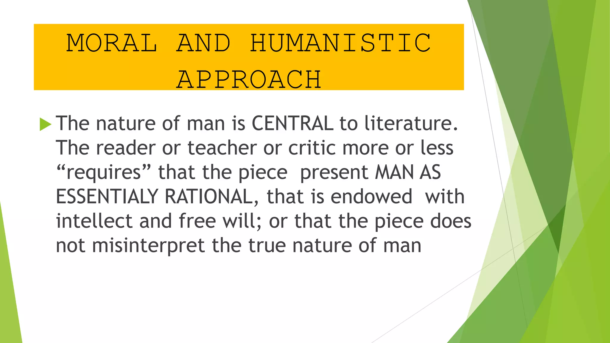 Approaches and methods of studying literature | PPTX