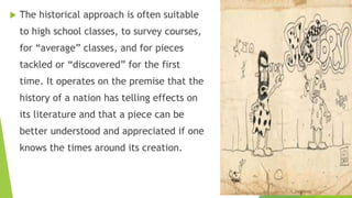 Approaches and methods of studying literature | PPTX