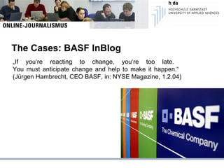 Approaches of Companies in Germany to the Social Web | PPT