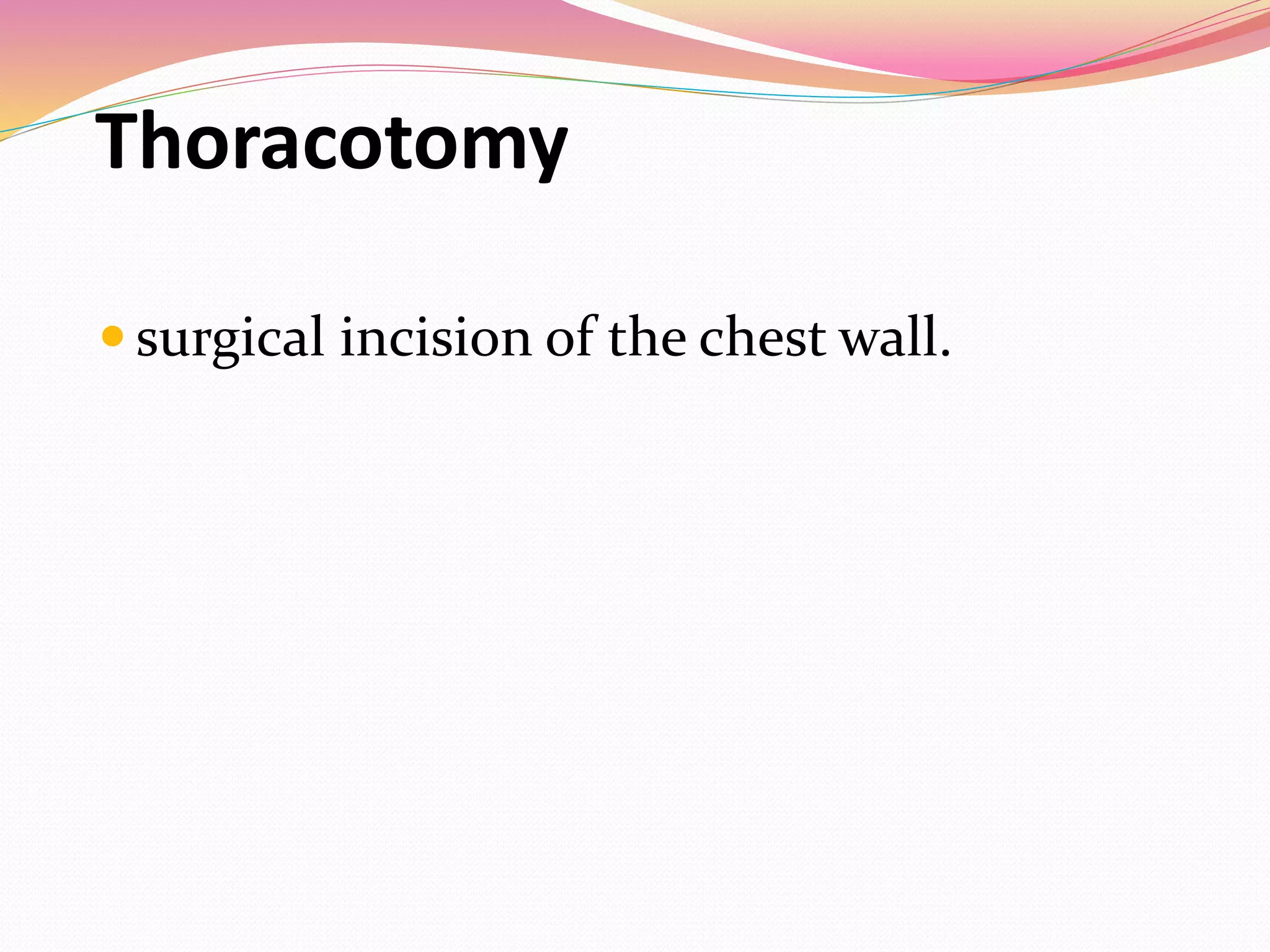 Surgical Approaches to thorax in small animals | PPTX