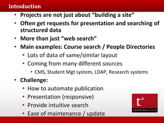 Approaches to higher education course search: TERMINALFOUR t44u 2013 | PPT