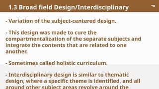APPROACHES-TO-CURRICULUM.pptx secondary education | PPTX