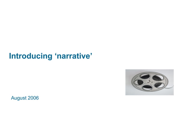 Approaches To Narrative Theory | PPT