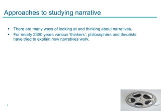 Approaches To Narrative Theory | PPT