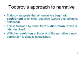 Approaches To Narrative Theory | PPT