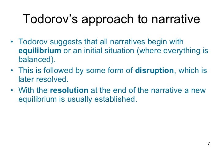 Approaches To Narrative Theory