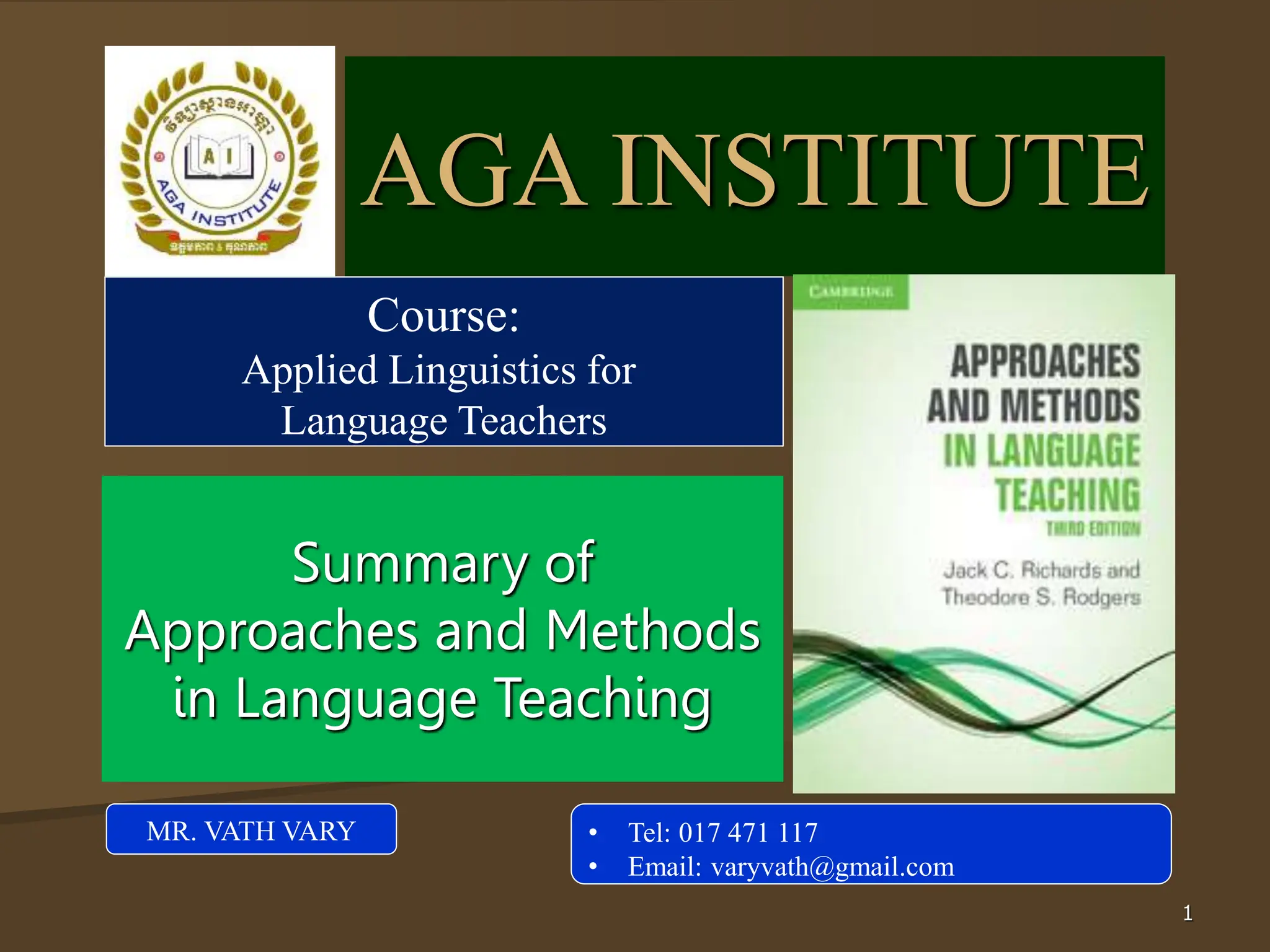 Approaches and Methods in Language Teaching.pptx
