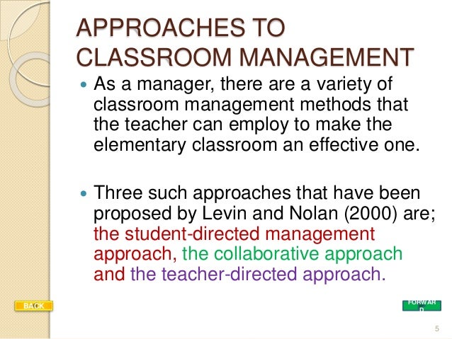 Approachesandmodelsofclassroom modifiedwprev