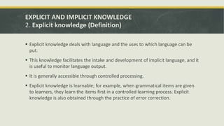 Approaches and procedures for teaching grammar | PPTX
