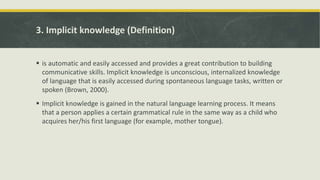 Approaches and procedures for teaching grammar | PPTX