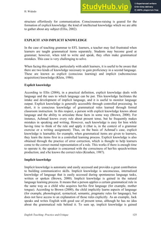 Approaches And Procedures For Teaching Grammar | PDF