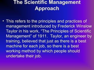 Approaches and theories to management.ppt