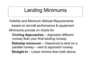 Approaches plates and approach charts explanations | PDF
