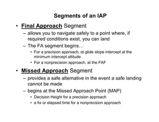 Approaches plates and approach charts explanations | PDF